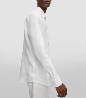 BOSS Linen Shirt - White