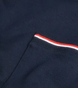 Thom Browne Cotton Oversized T-shirt - Navy