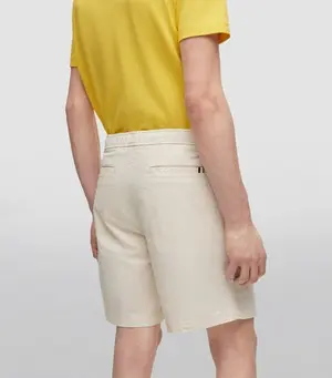 BOSS Stretch-cotton Drawstring Shorts