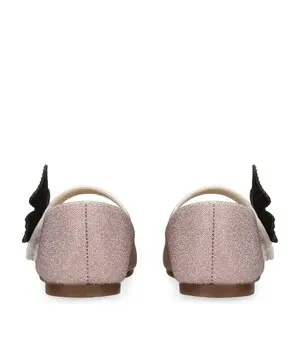 BABYWALKER Crystal Butterfly Ballet Flats