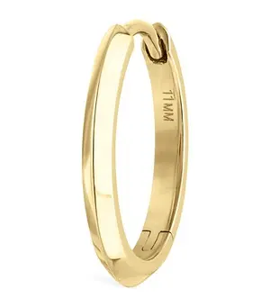 MARIA TASH 14 Karat Vertex Single Hoop Earring - Gold