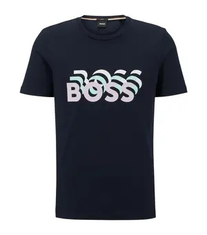 BOSS Logo T-shirt - Blue