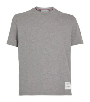 Thom Browne 4-bar Panel T-shirt - Grey