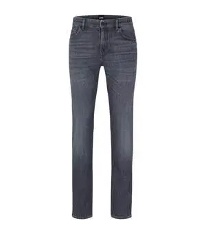 BOSS BOSS Straight Leg Jeans Grey