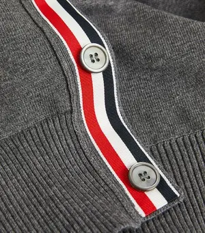 Thom Browne 4-bar Stripe Cotton Cardigan