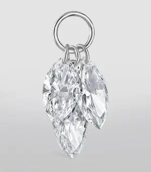 MARIA TASH Floating Diamond Plume Charm