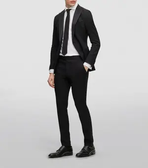 BOSS Derek Leather Monk Strap Shoes