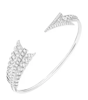 Boucheron White Gold And Diamond Flèche Bracelet
