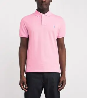 Polo Ralph Lauren Cotton-mesh Polo Shirt - Pink