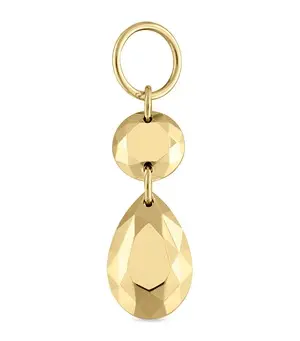 MARIA TASH Double Faceted Charm Gold
