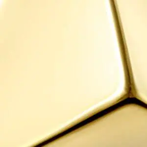 MARIA TASH Yellow Faceted Triangle Threaded Stud Earring - Gold