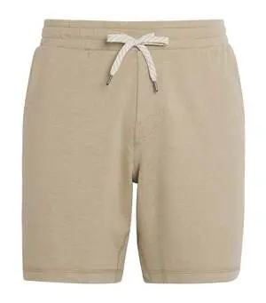 Vuori Ponto Performance Sweat Shorts Beige