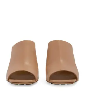 Bottega Veneta Leather Knot Mules 90 - Nude