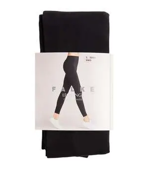 Falke Cotton Leggings - Black