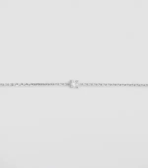 REDLINE White Gold Square Diamond Bracelet