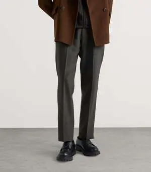 Prada Brushed Leather Loafers