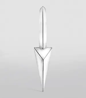 MARIA TASH Gold Faceted Single Long Spike Hoop Earring