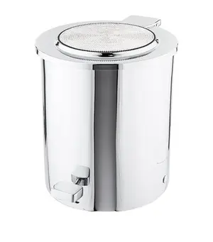 ZODIAC Sparkle Bathroom Bin - Silver