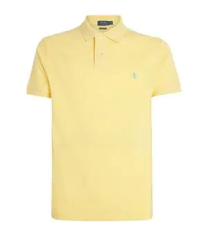Polo Ralph Lauren Polo Ralph Lauren Cotton Mesh Polo Shirt Yellow
