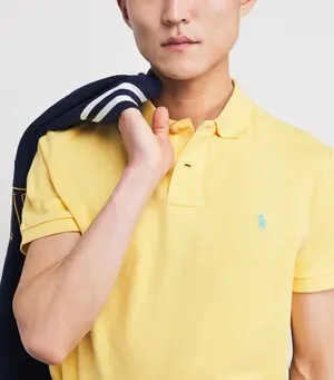 Polo Ralph Lauren Cotton Mesh Polo Shirt - Yellow