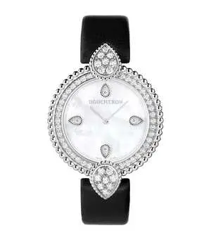 Boucheron Serpent Bohème Diamond And Mother-of-pearl Watch - White