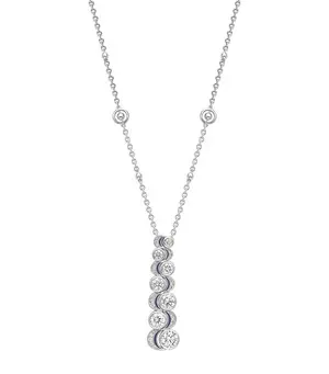 BOODLES Platinum And Diamond Necklace - Silver