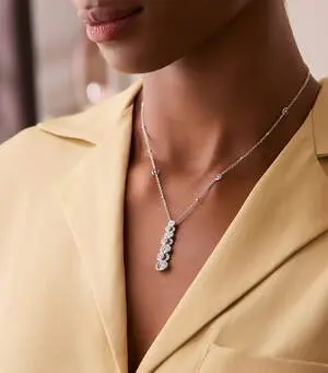BOODLES Platinum And Diamond Necklace