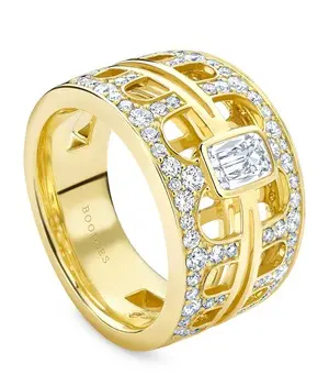 BOODLES Yellow And Diamond Ring