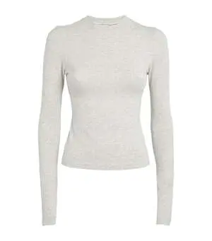 SKIMS Skims Cotton Jersey Long-Sleeve T-Shirt
