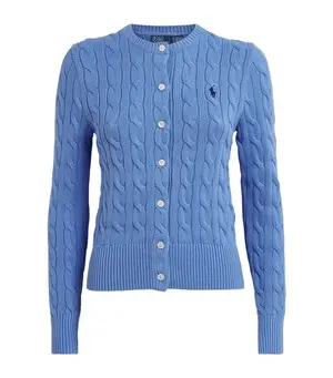 Polo Ralph Lauren Cotton Cable-knit Cardigan - Blue