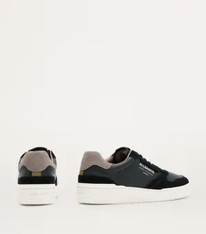 ALLSAINTS Regan Leather Sneakers - Black