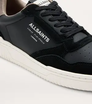 ALLSAINTS Regan Leather Sneakers - Black