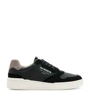 ALLSAINTS Regan Leather Sneakers - Black