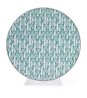 Prada Vienna Charger Plate - Green