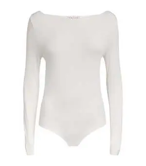 Falke Falke Cotton-Blend Bodysuit Ivory