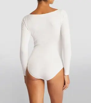 Falke Cotton-blend Bodysuit - Ivory