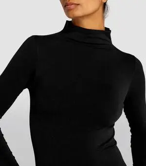 Falke Rollneck Bodysuit - Black