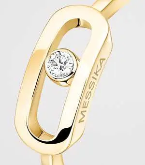 Messika Move Uno Diamond Ring In Yellow - Gold