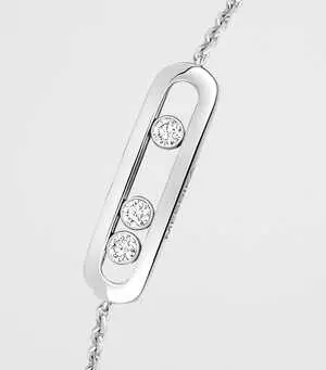 Messika Baby Move Classique 18 Karat White Gold Diamond Bracelet