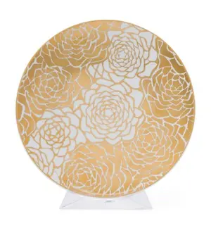 Prada Roses Charger Plate - White