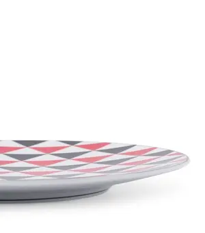 Prada Triangles Charger Plate