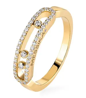 Messika Baby Move Classique 18-karat Yellow Diamond Ring - Gold