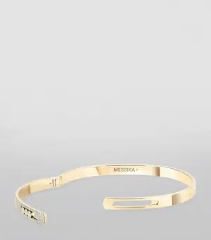 Messika Move Noa Diamond Pavé Bangle Bracelet In 18k Yellow
