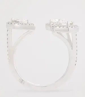 Messika My Twin Toi Et Moi Diamond Ring In White Gold
