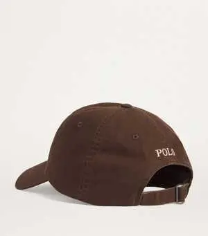 Polo Ralph Lauren Cotton Baseball Cap With Embroidered Pony - Brown