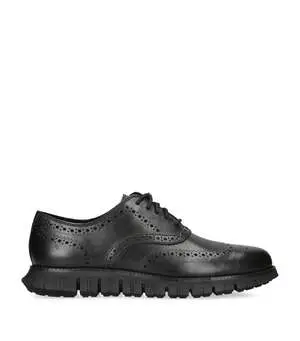 Cole Haan Zerøgrand Wingtip Oxford Shoes - Black