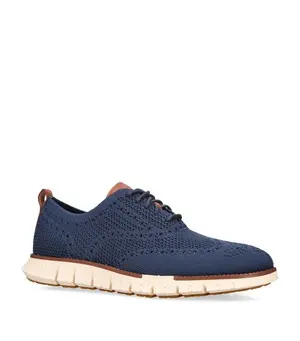 Cole Haan Zerøgrand Stitchlite Oxford Shoes - Navy