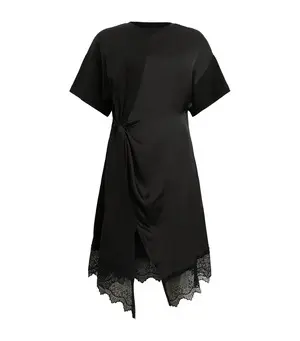 ALLSAINTS Lana Panelled Mini Dress - Black