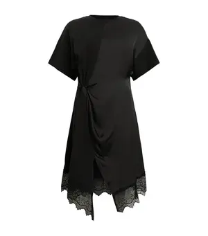ALLSAINTS Lana Panelled Mini Dress - Black