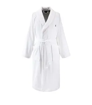 Ralph Lauren Polo Player Bath Robe - White